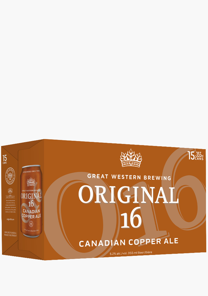 Original 16 Copper Ale - 15x355ML – Willow Park Wines & Spirits ...