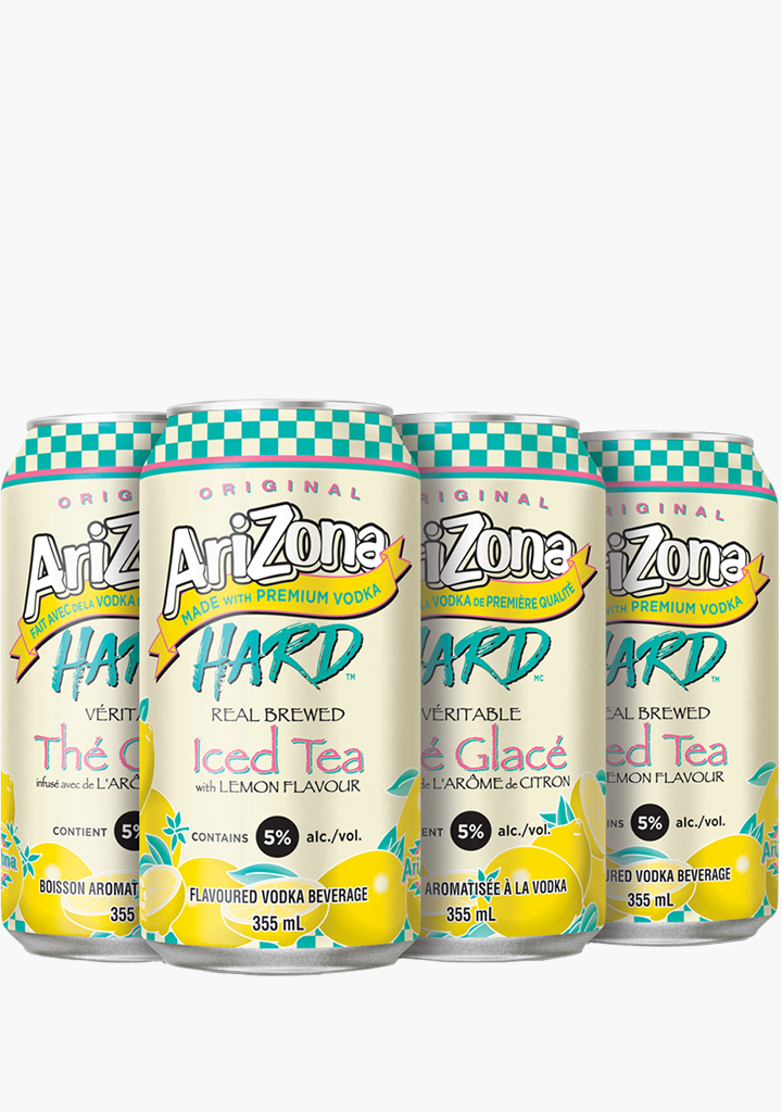 AriZona Hard Lemon Iced Tea - 12x355ML – Willow Park Wines & Spirits ...