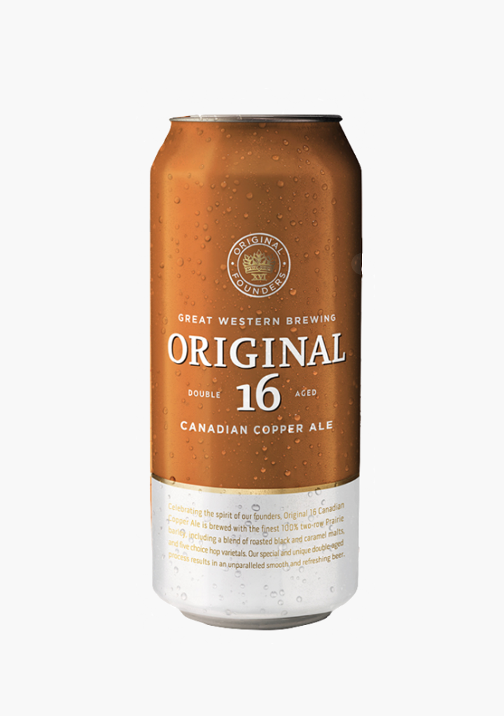 Original 16 Canadian Copper Ale 4x473ml – Willow Park Wines & Spirits ...