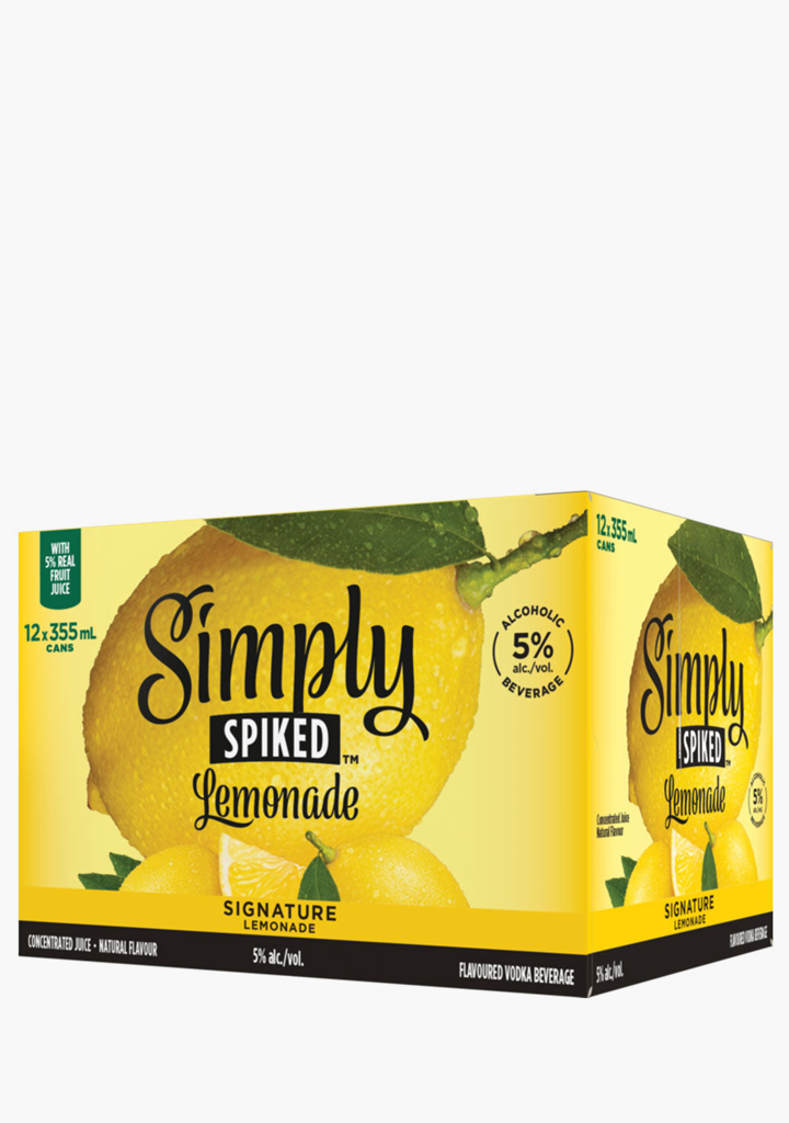 Simply Spiked Lemonade - 12x355ML – Willow Park Wines & Spirits ...