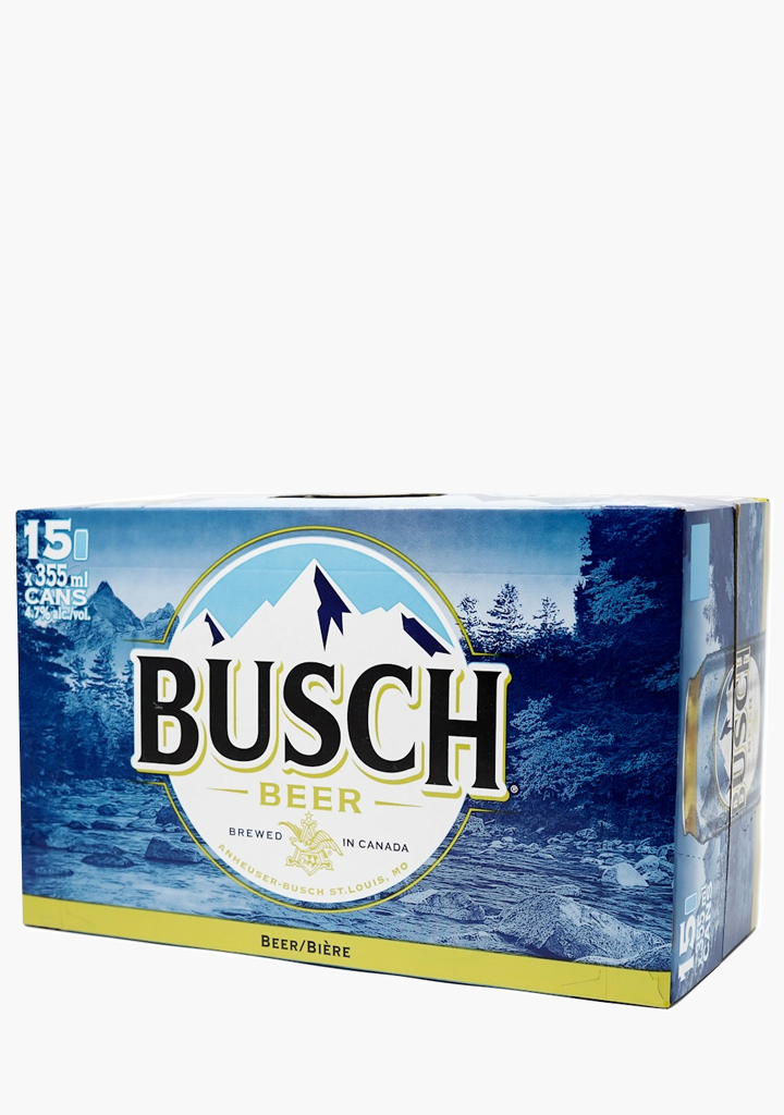 Busch Cans - 15x355ML – Willow Park Wines & Spirits Saskatchewan