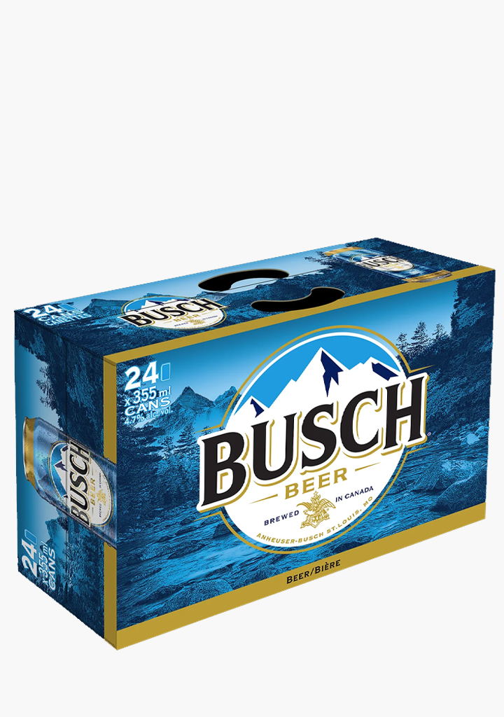 Busch Cans - 24x355mL – Willow Park Wines & Spirits Saskatchewan