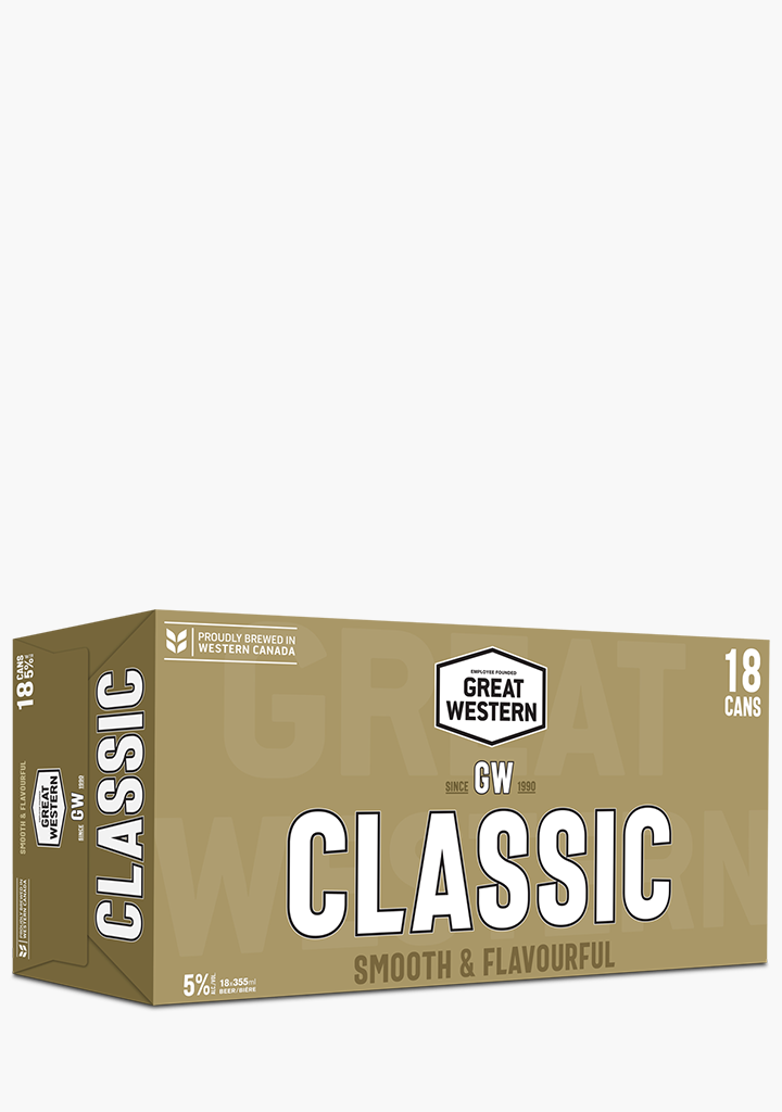 Great Western Classic Cans - 18x355ML – Willow Park Wines & Spirits ...