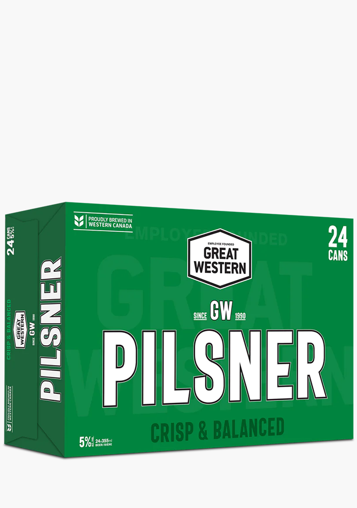 Great Western Pilsner - 24x355ML – Willow Park Wines & Spirits Saskatchewan