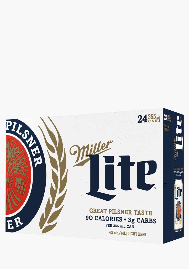 Miller Lite Cans - 24x355ML – Willow Park Wines & Spirits Saskatchewan