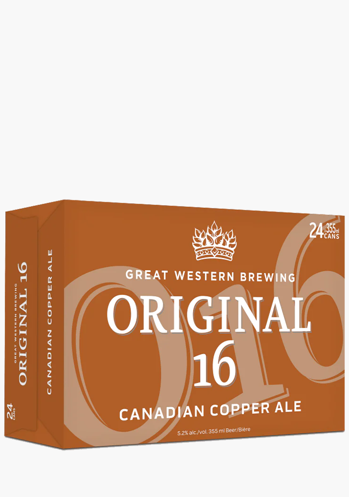 Original 16 Copper Ale - 24x355ML – Willow Park Wines & Spirits ...
